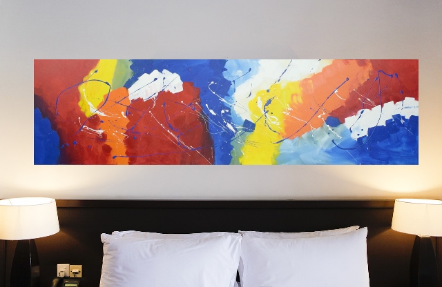 Buy art - Colorful large format paintings for your company